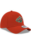 Minnesota Wild Mens Primary Team Logo Classic 39THIRTY Red New Era Flex ...