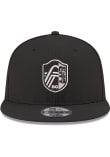 St Louis City SC New Era BLACK Tonal Primary Crest 9FIFTY Snapback Hat ...