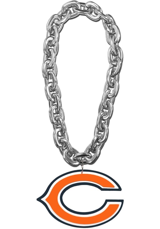 Chicago Bears SILVER Fan Chain Fan Chains - 15980155
