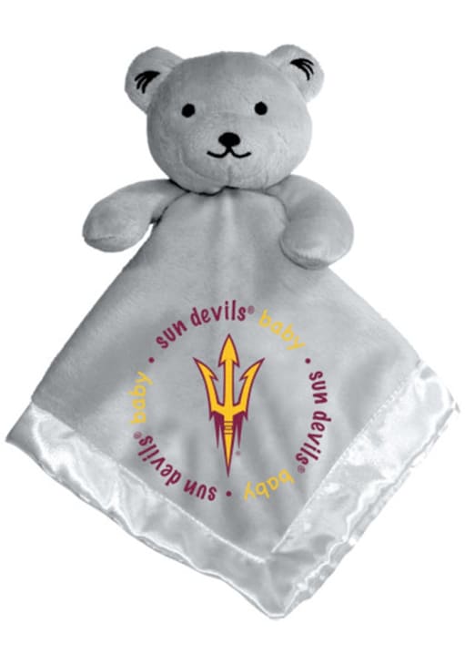 Arizona State Sun Devils MAROON Security Bear Gray Baby Blanket - 1710374