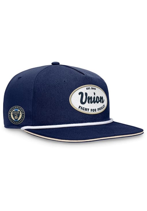 Philadelphia Union NAVY Iron Rope Flatbill Hat - 172802541