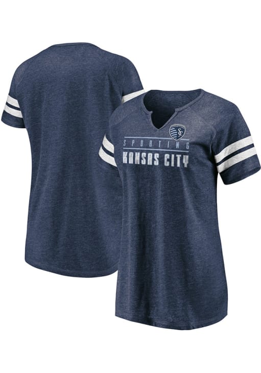 Sporting Kansas City Womens NAVY Pepper T-Shirt - 17284220