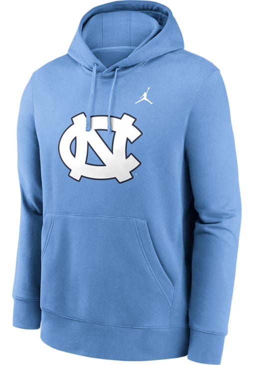Nike North Carolina Tar Heels Mens LIGHT BLUE Club Fleece Hoodie ...