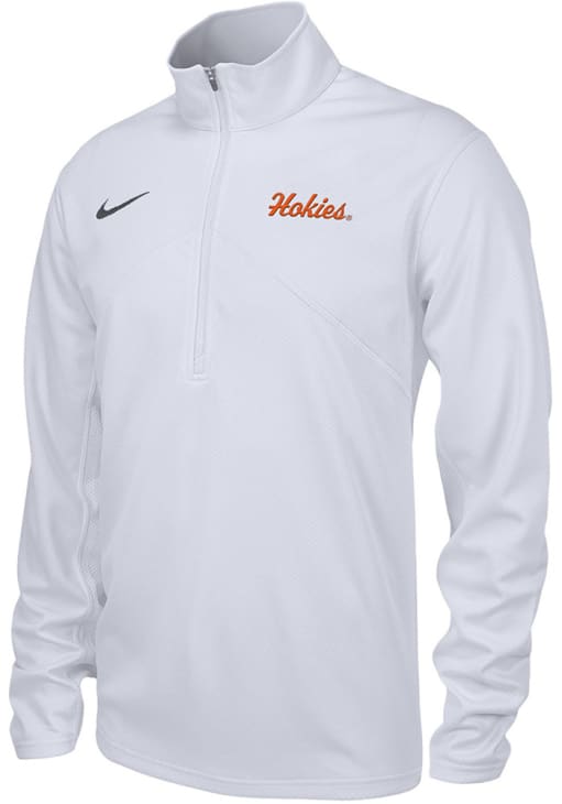 Nike Virginia Tech Hokies Mens White Hokies Script Training Pullover ...