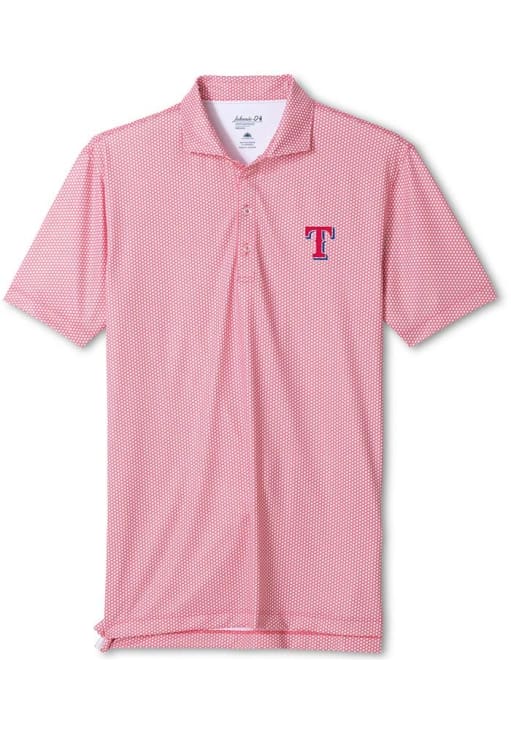 Johnnie O Texas Rangers Mens Red Hex Short Sleeve - 2168060