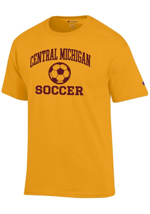 Champion GOLD Central Michigan Chippewas Soccer Icon Jersey Short ...
