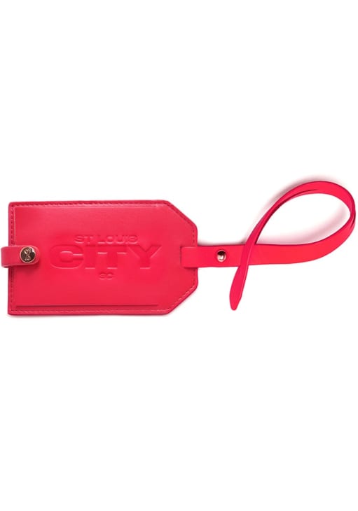 St Louis City SC Red Leather Luggage Tag - 29560026