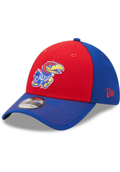 Kansas Jayhawks Mens Classic 39THIRTY Red New Era Flex Hat - 59012164