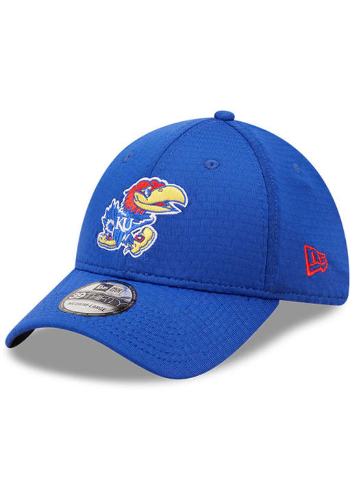 Kansas Jayhawks Mens Essential 39THIRTY BLUE New Era Flex Hat - 59012166