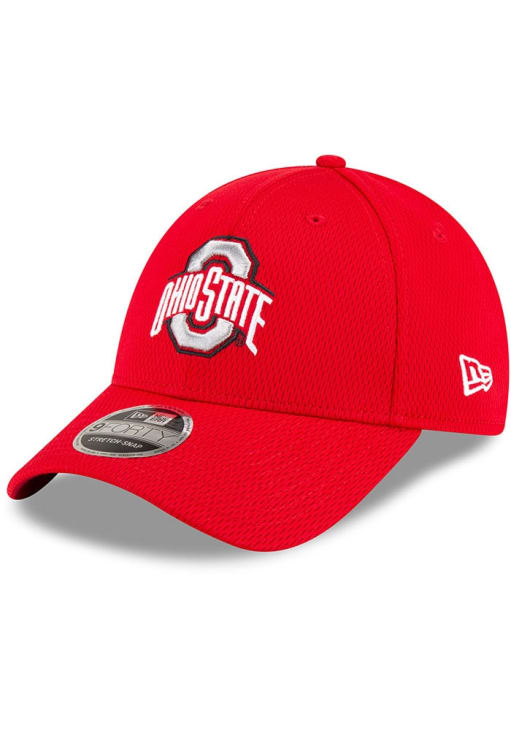 New Era Ohio State Buckeyes Red Strech Snap 9FORTY Adjustable Hat ...