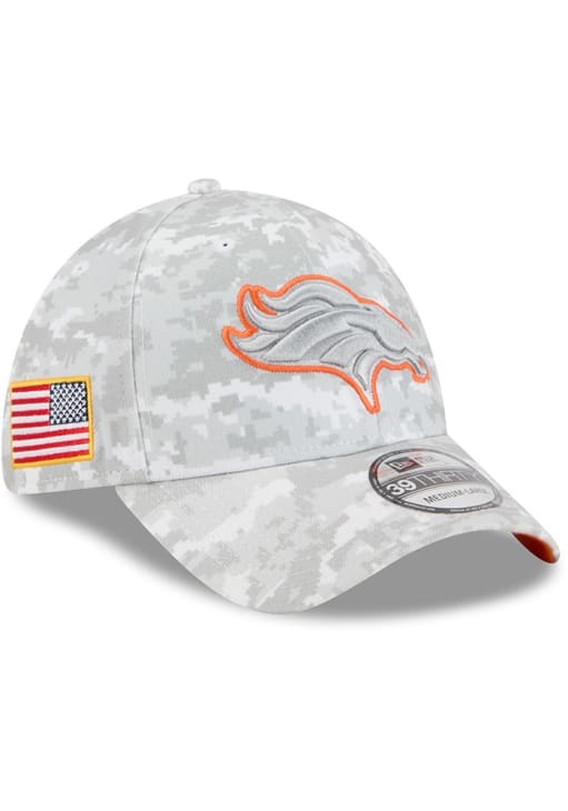 Denver Broncos Mens 2025 Salute to Service Camo Fan Pack 39THIRTY GREY ...